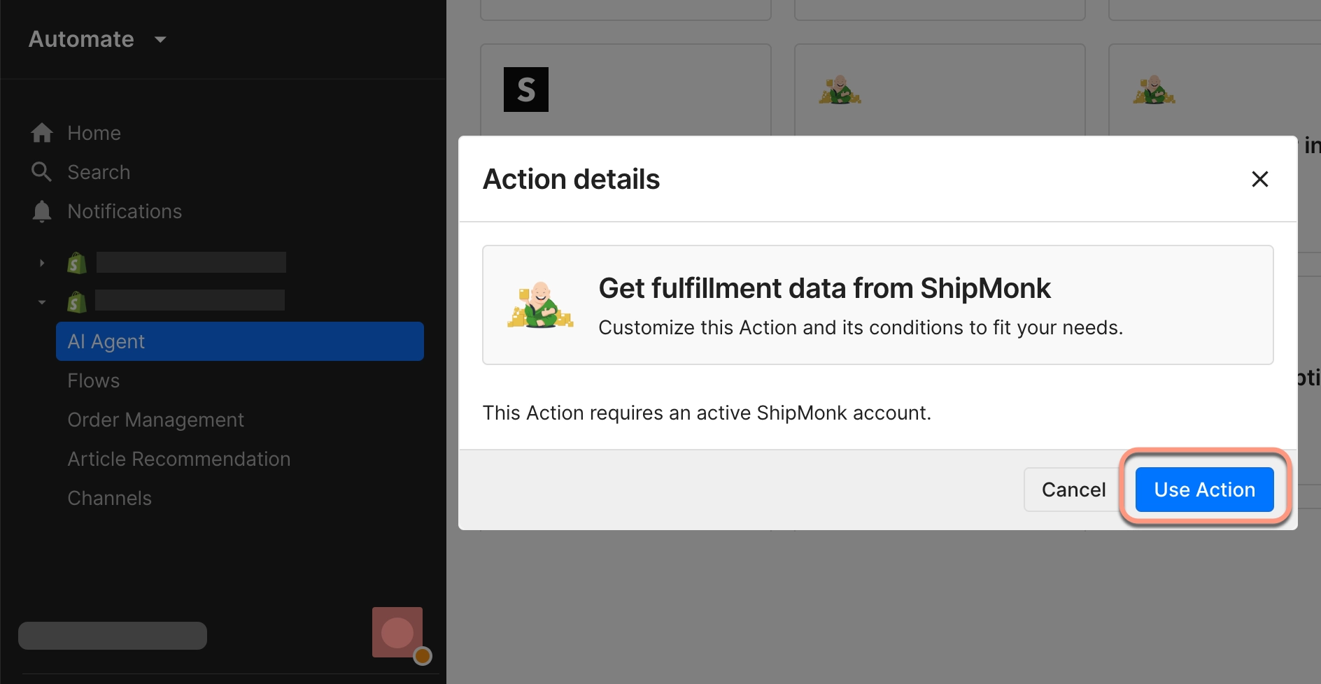 AI Agent Actions: Shipmonk